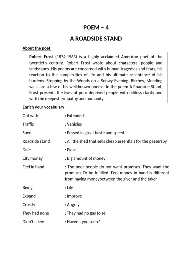 28Sep A Roadside Stand | PDF