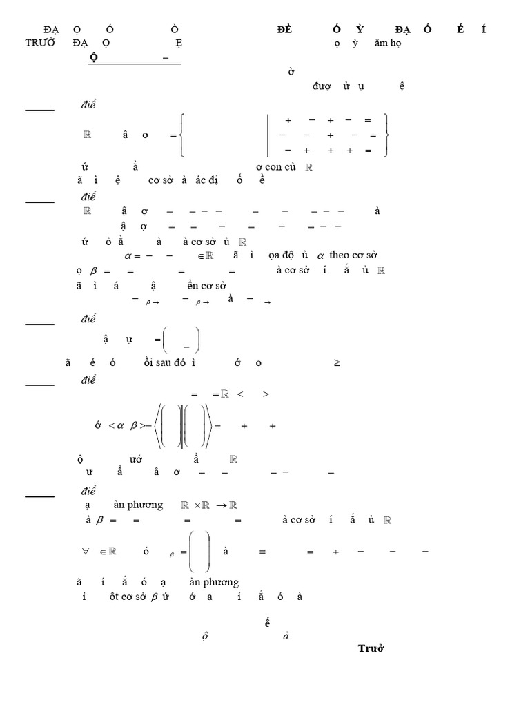 De Thi Cuoi Ky 1 Mon DSTT Nam Hoc 2022-2023 | PDF