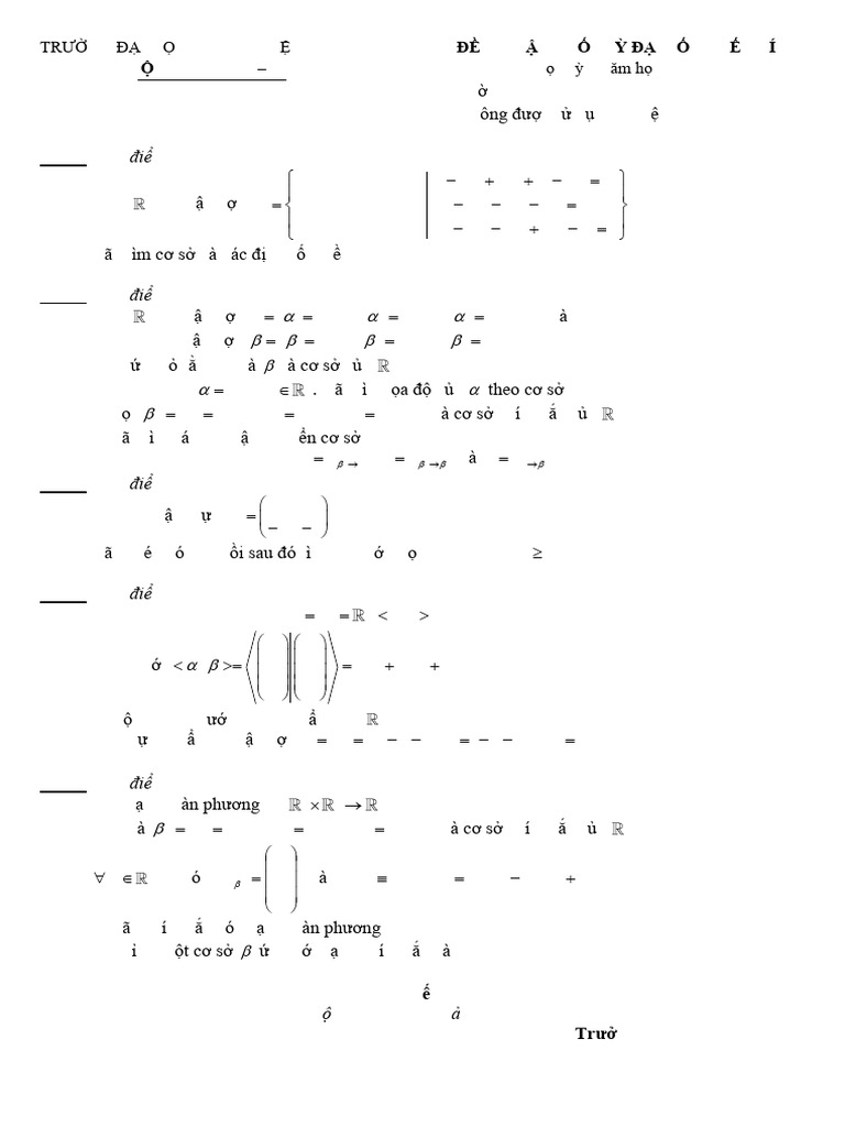 De on TAP Cuoi Ky 1 Mon DSTT Nam Hoc 2024-2025 | PDF