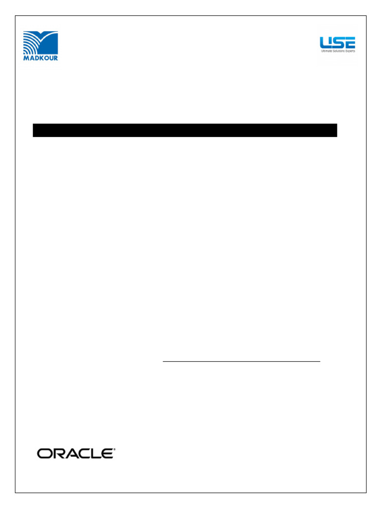 Madkour Oracle Recruiting SDD V1.0 - Copy | PDF | Résumé | Recruitment