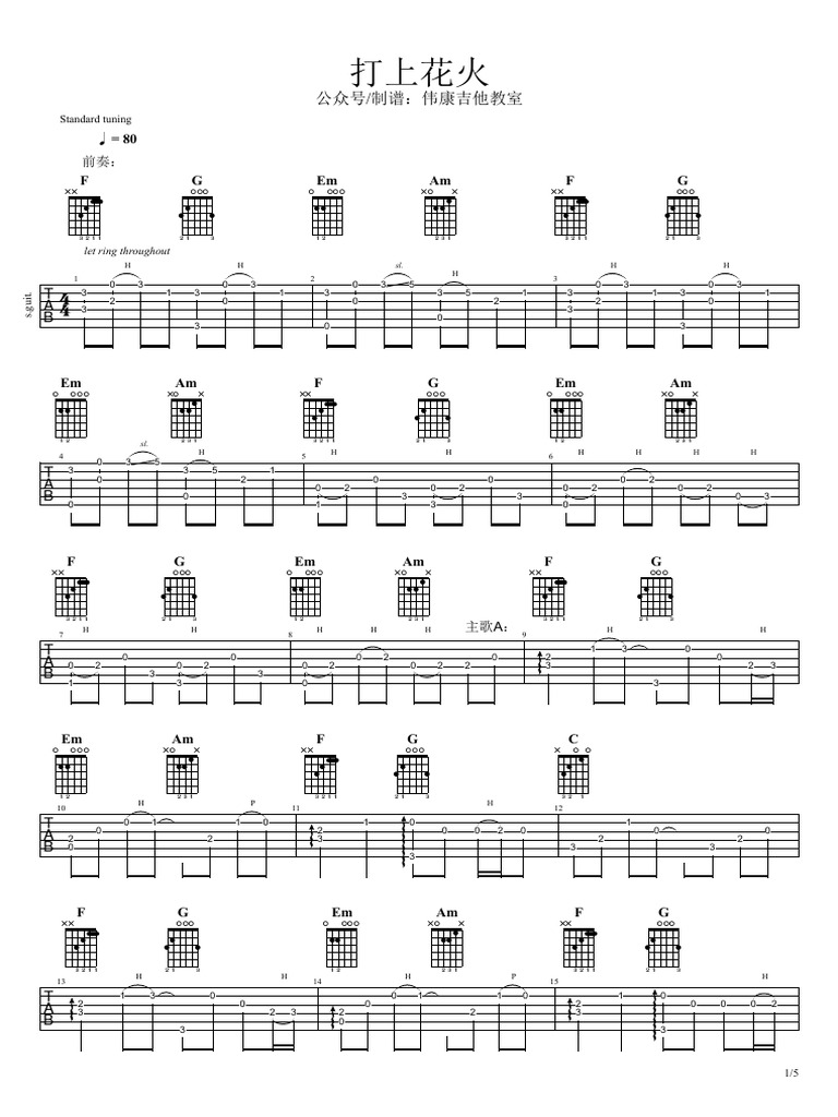 Postman Pat Chords for Guitar | PDF