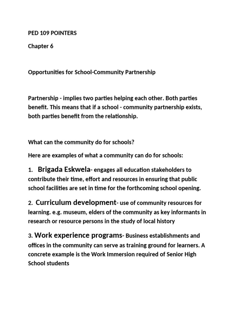 PED109-POINTERS | PDF | Leadership | Goal