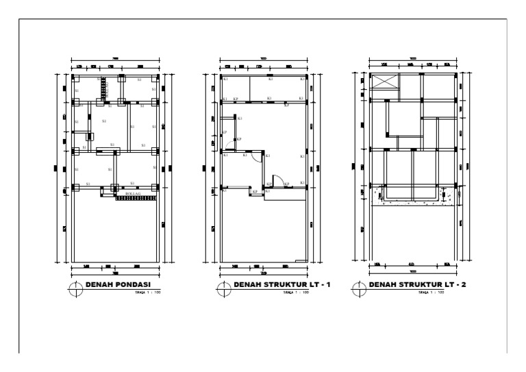 Denah Struktur | PDF