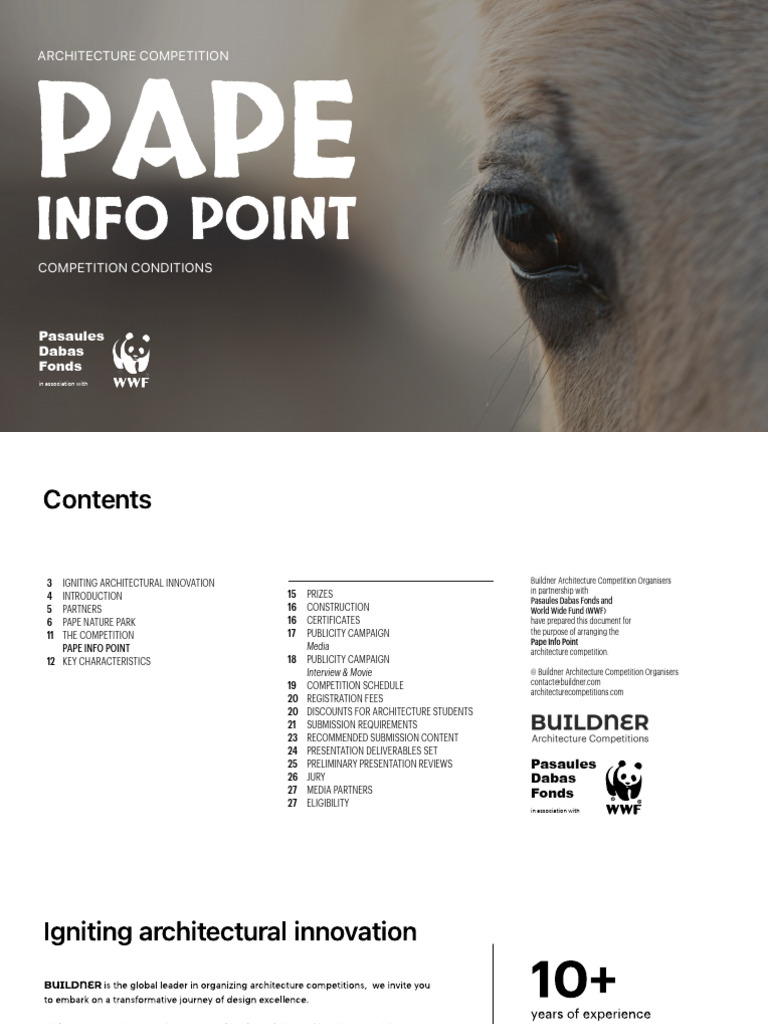Full Competition Brief | PDF | Sustainability | Conservation Biology