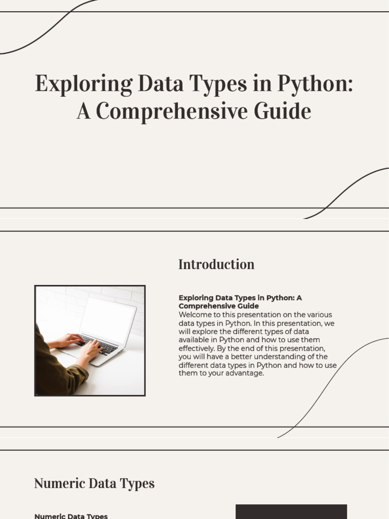 Wepik Exploring Data Types in Python A Comprehensive Guide 20230602085211yPVs | PDF