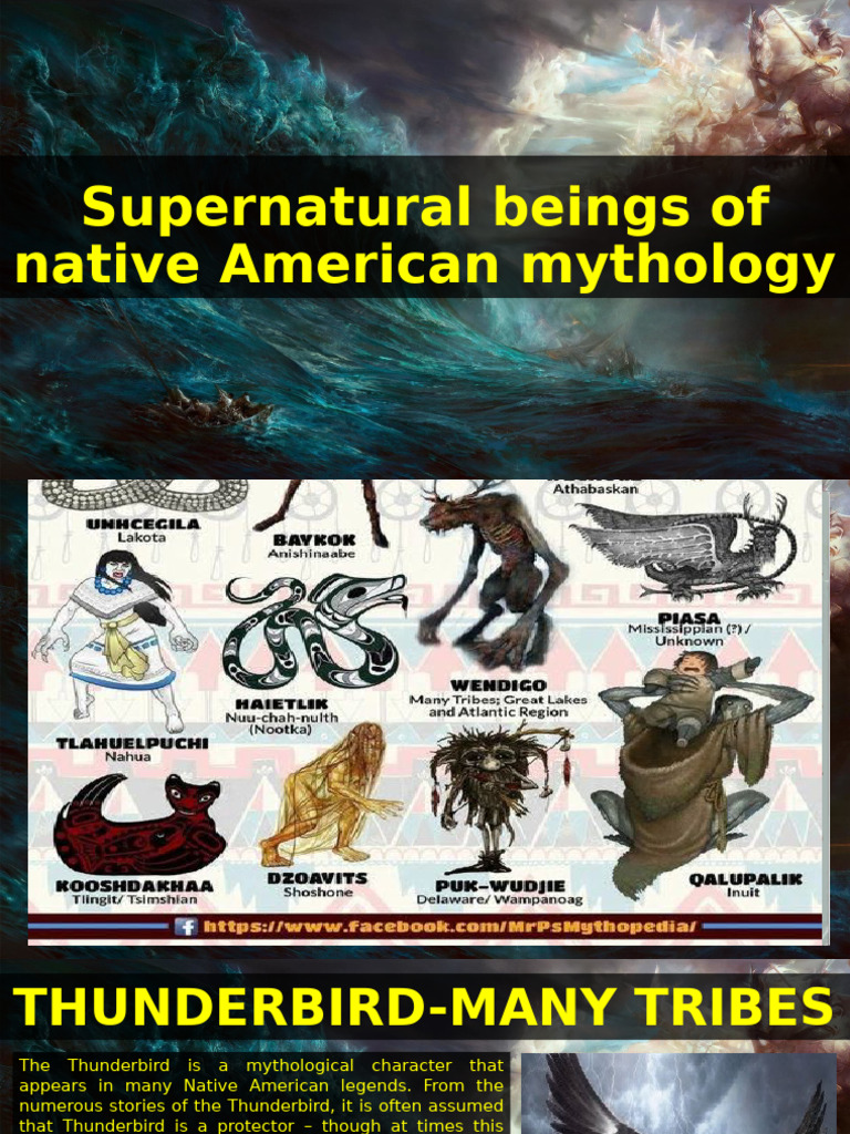 Native American Mythical Beings Explained | PDF