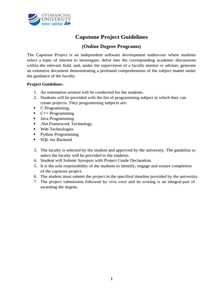 MCA Sysnopsis Guidelines | PDF | Data Model | Specification (Technical Standard)