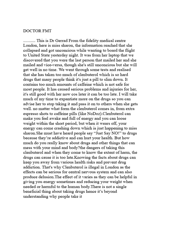 Doctor Format-1 | PDF