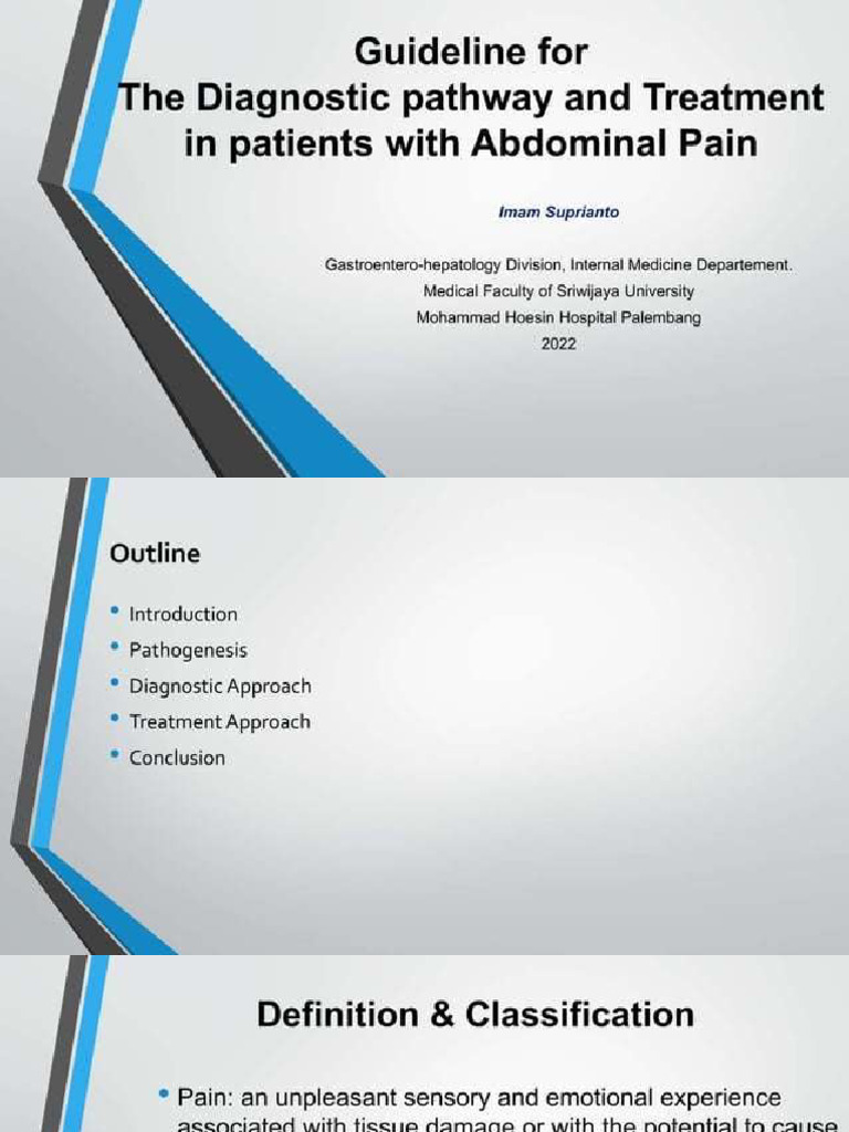 Abdominal pain approach | PDF