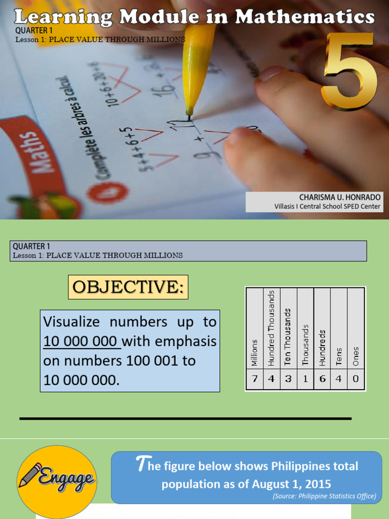 Place Value Through Millions | PDF | Learning
