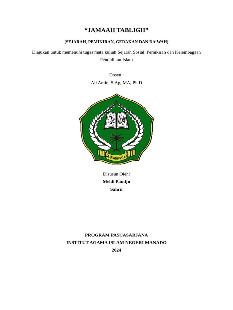 Sejarah dan Perkembangan Jamaah Tabligh | PDF