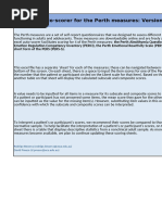 Spane Scale of Positive and Negative Experience Assessment | PDF ...