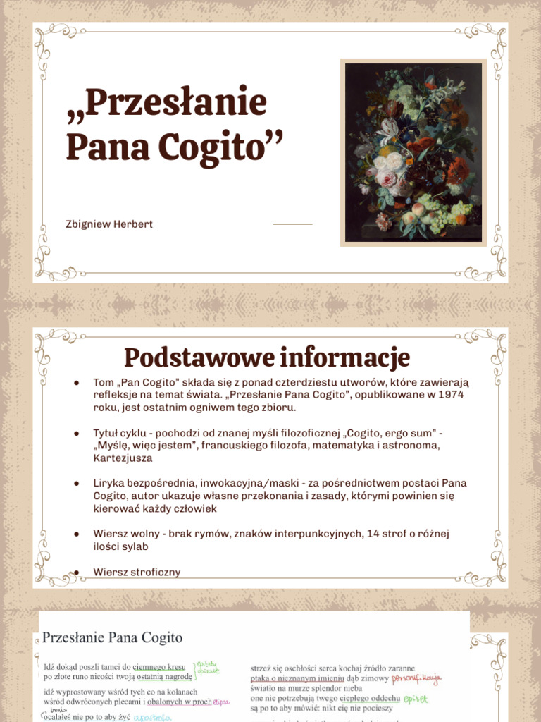 _Przesłanie Pana Cogito_ | PDF