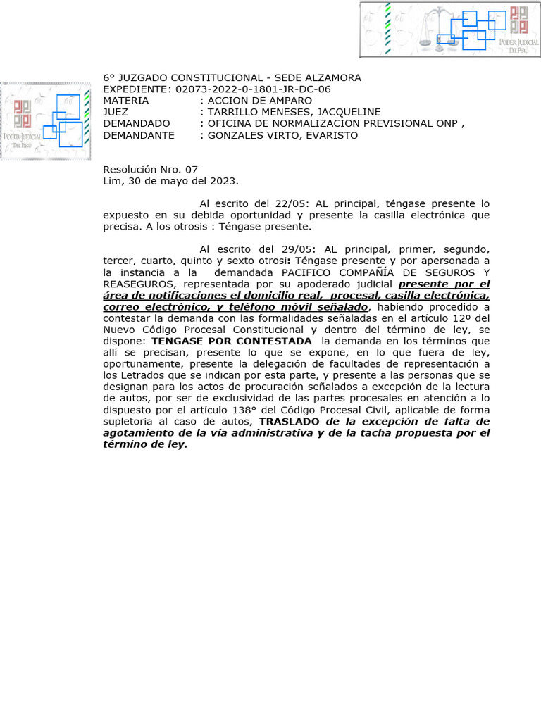 res_2022020730222734000992783 | PDF | Demanda judicial | Gobierno