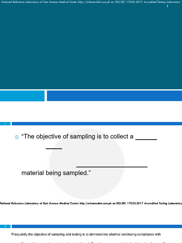 Water Sample Collection Guidelines | PDF | Materials