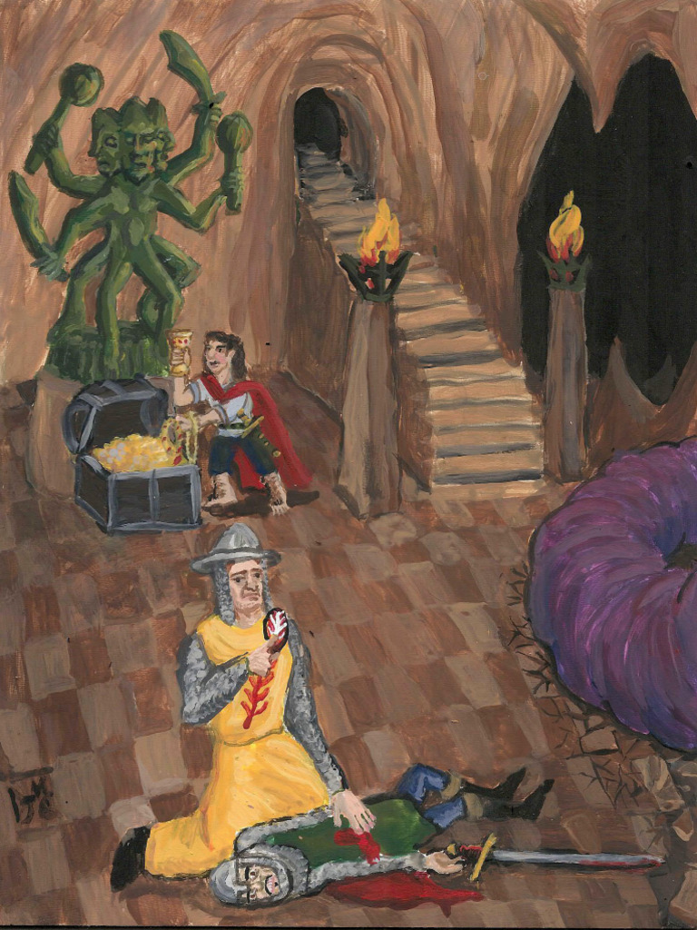 Blood & Treasure 2e Treasure Keeper's Screen | PDF | Sword | Blade Weapons