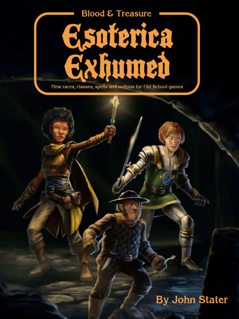 Blood & Treasure Esoterica Exhumed | PDF | Dwarf (Dungeons & Dragons) | Elf (Dungeons & Dragons)