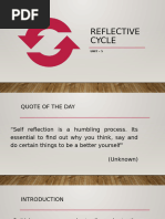 Gibbs Reflective Cycle Template Guide | PDF