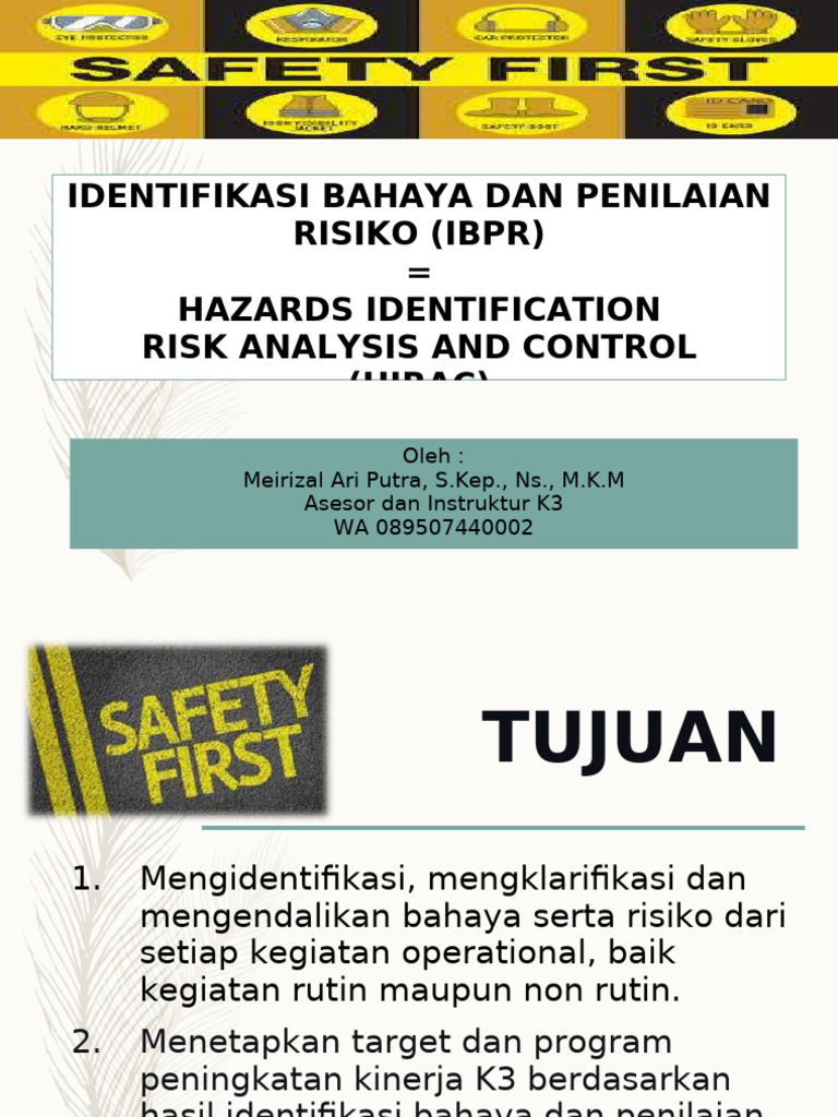 Dasar IBPR (HIRADC) | PDF