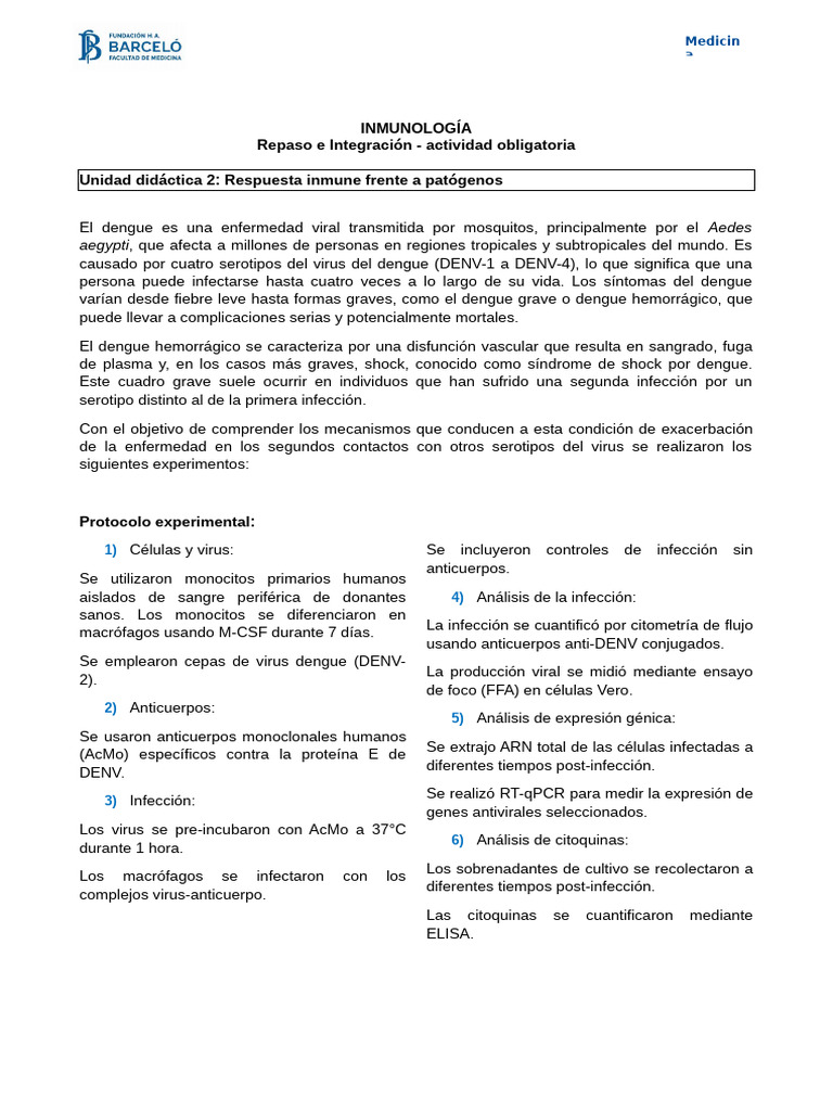 Repaso e IntegraciÃ N UD2 (Tarea Obligatoria) 2024 | PDF | Virus | Infección