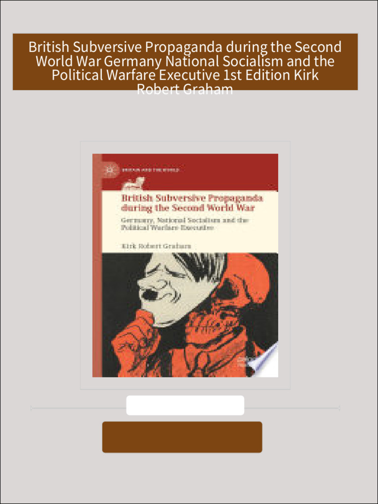 Where can buy British Subversive Propaganda during the Second World War ...