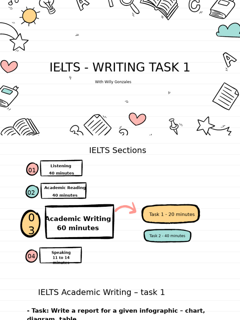 IELTS Writing Task 1 - Chart | PDF | International English Language ...