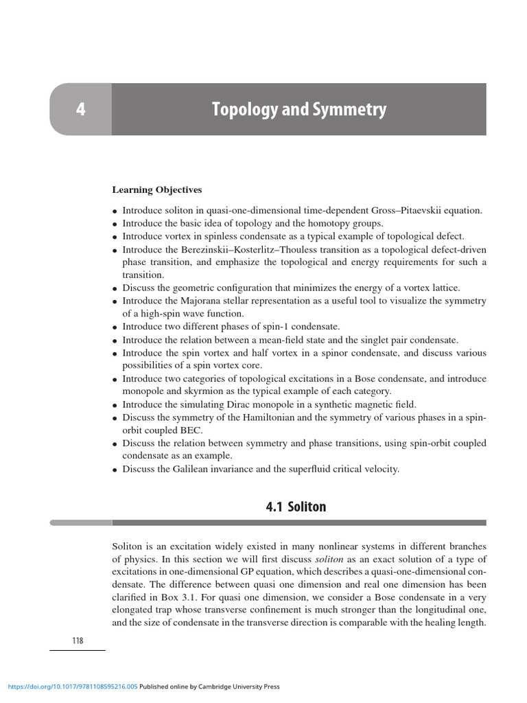 ch4_topology_and_symmetry | PDF | Physics | Theoretical Physics