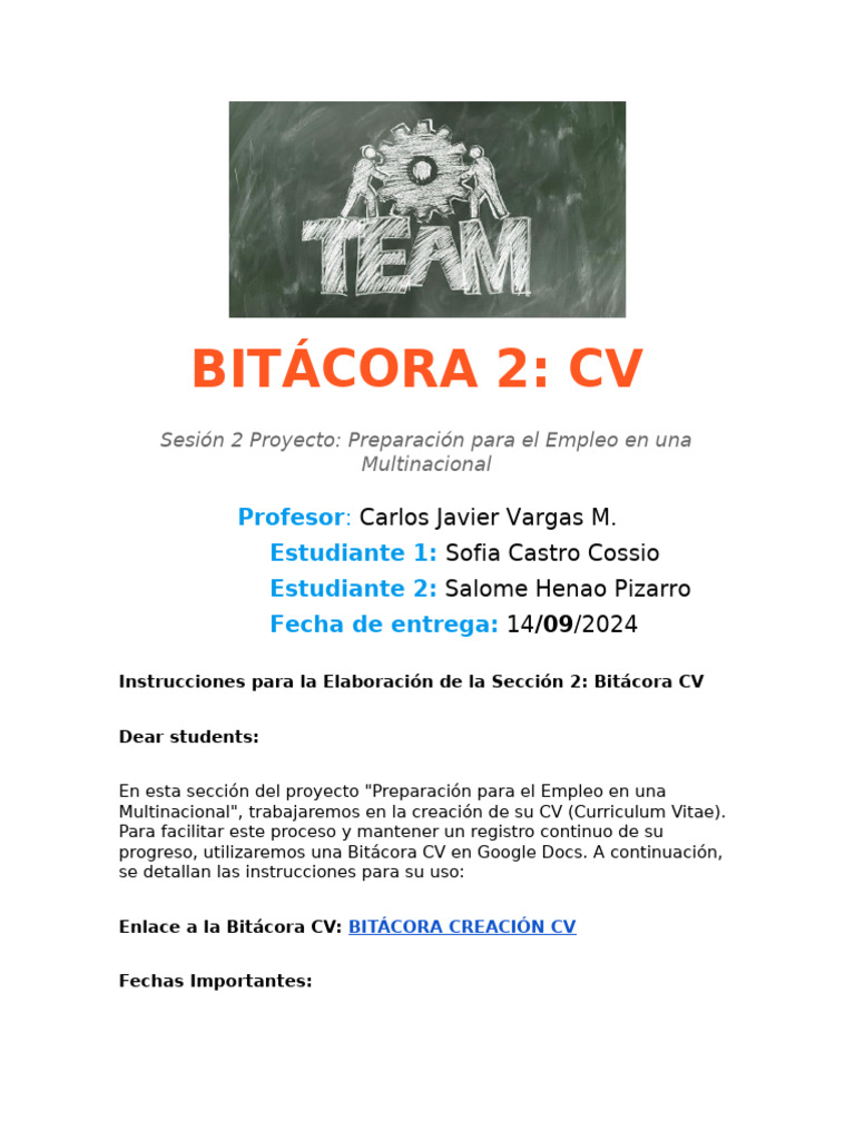 BITÁCORA 2 | PDF | Aprendizaje