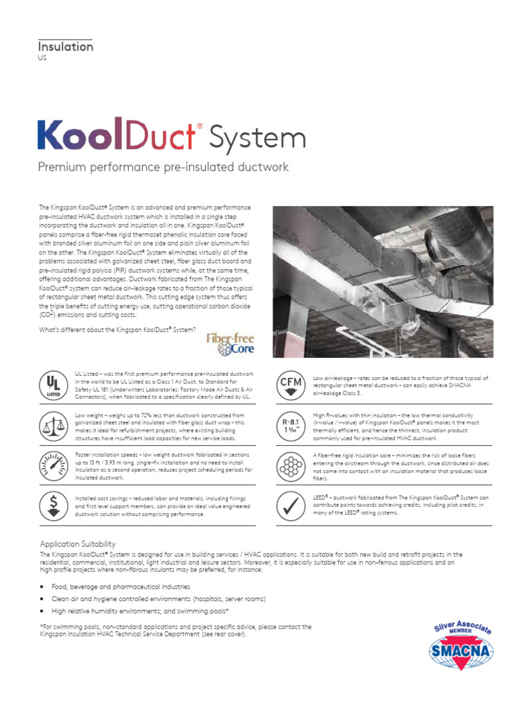 162315_US The Kingspan KoolDuct System 2nd Issue 11.19 | PDF | Duct ...