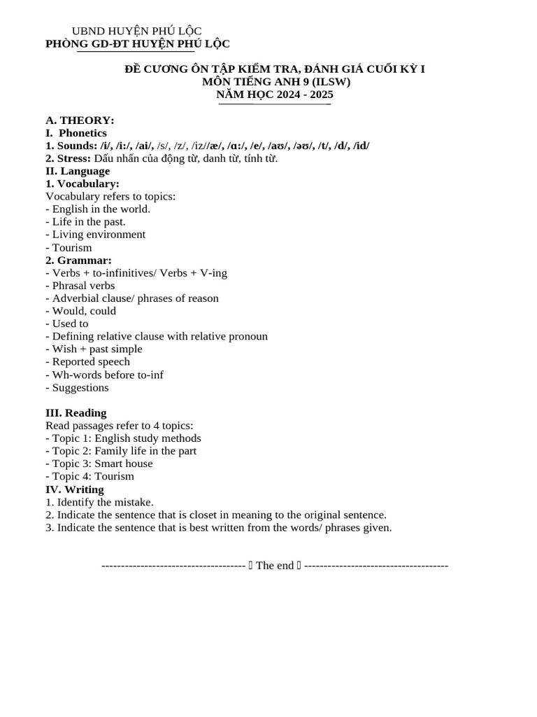 Khoi 9 I Lean | PDF | Phrase | Linguistics