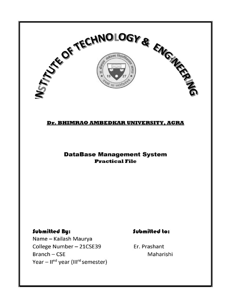 0pps Dbms Practical | PDF