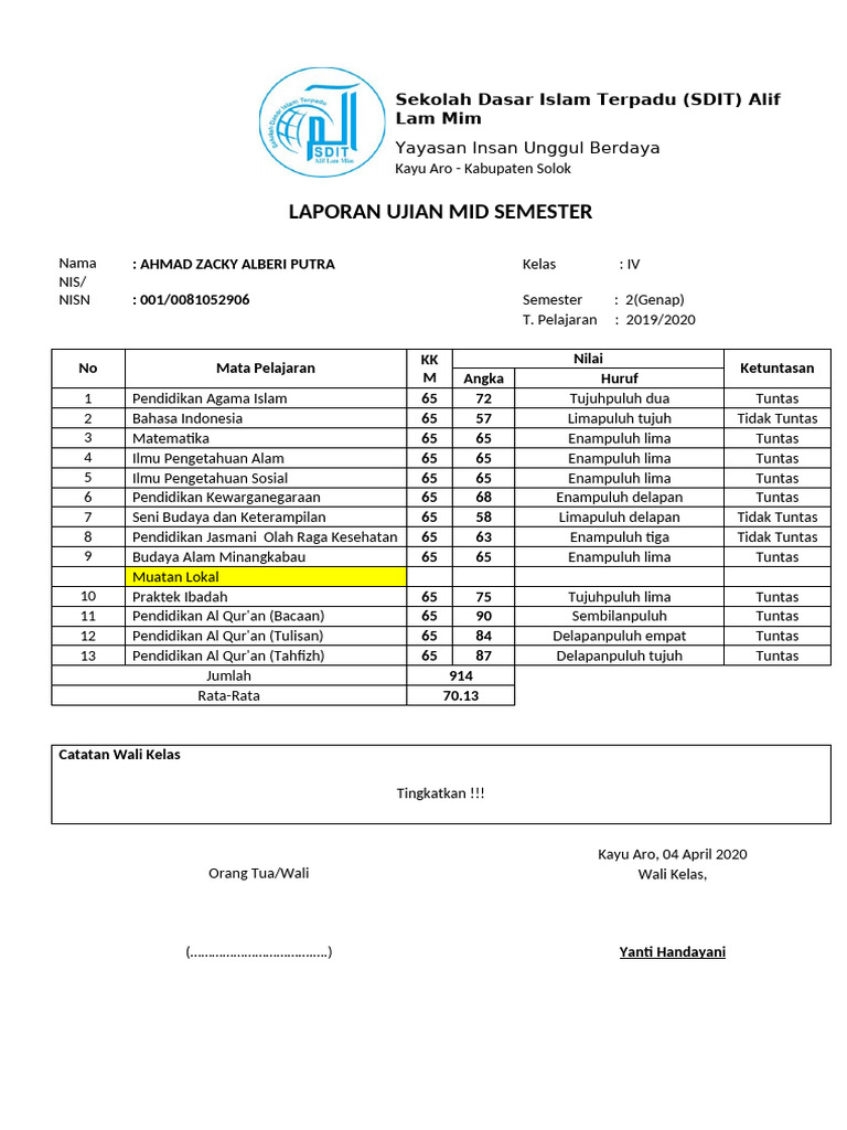 Rapor Mid2 Blank | PDF