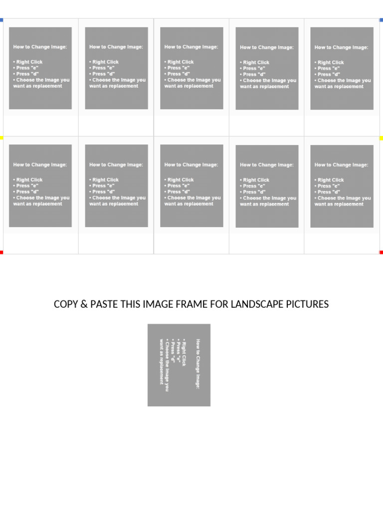 Instax Mini Template | PDF