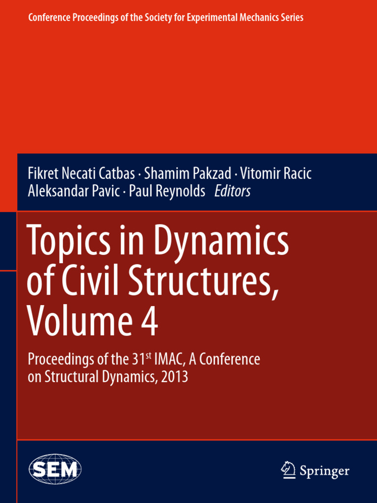Topics in Dynamics of Civil Structures | PDF | Cluster Analysis | Mode ...