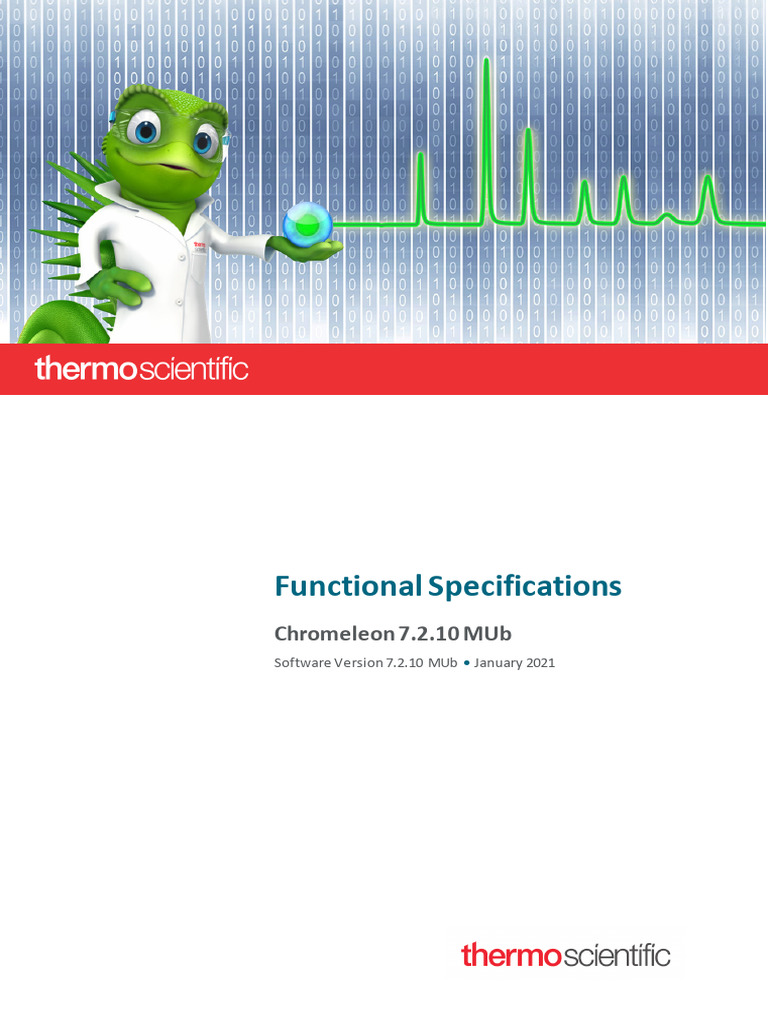 Functional Specifications - Chromeleon 7.2.10 MUb | PDF | Databases ...