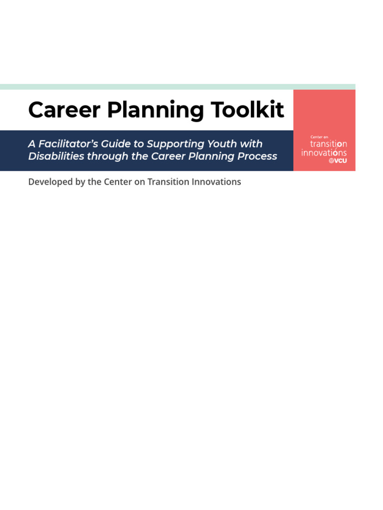 Career Planning Toolkit | PDF | Planning | Goal
