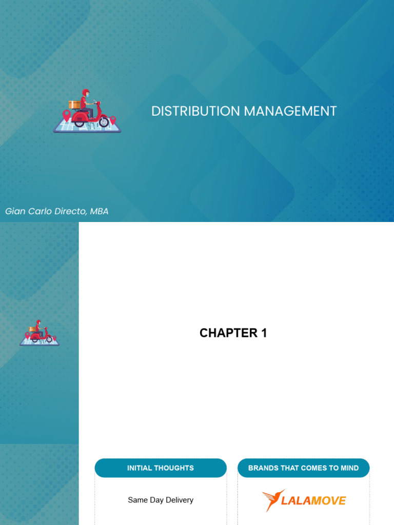 Understanding Distribution Management | PDF | Logistics | Supply Chain