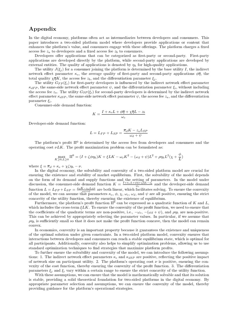 ii | PDF | Mathematical Optimization | Economic Equilibrium