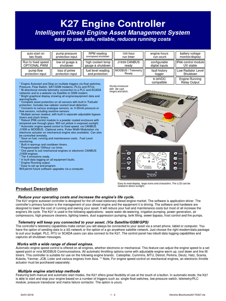 k 27 Brochure | PDF | Programmable Logic Controller | Electrical Engineering