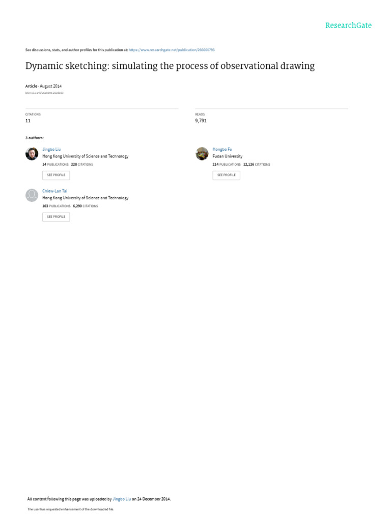 Dynamic Sketching | PDF | Drawing | 3 D Computer Graphics