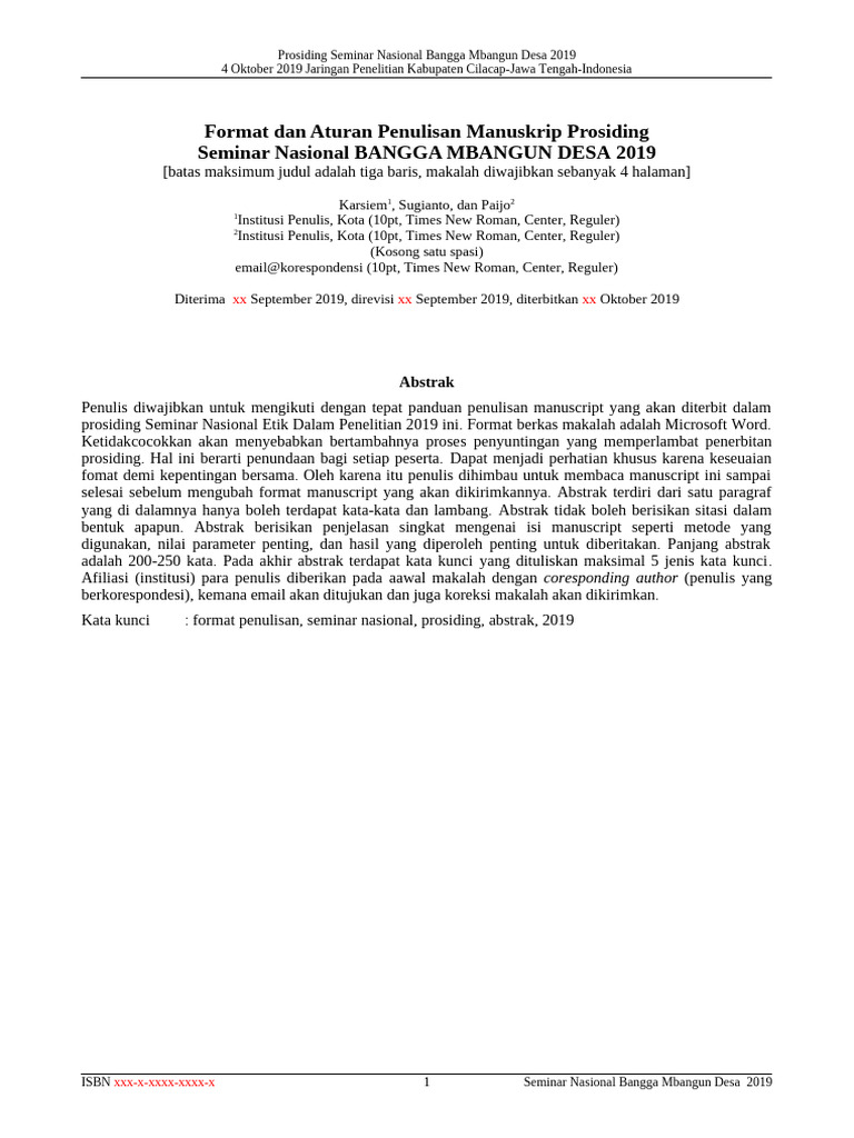 Panduan-Prosiding | PDF