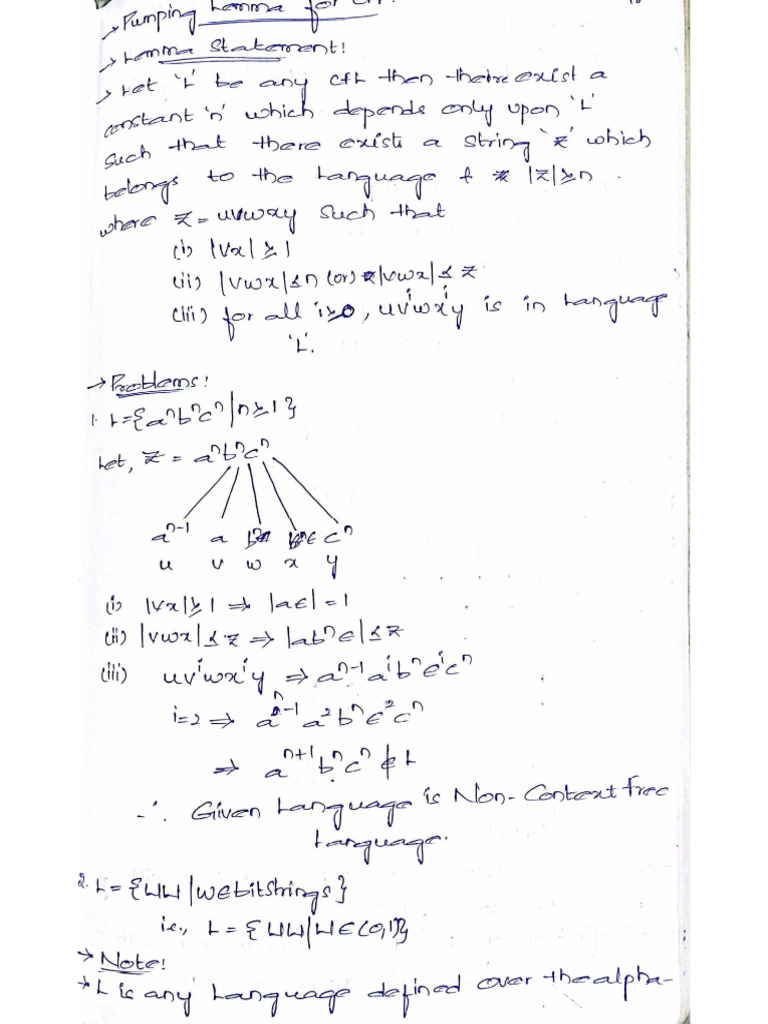 ACD UNIT3 PushDownAutomata | PDF
