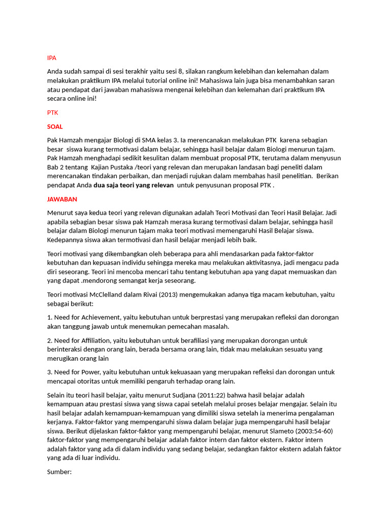 Soal Diskusi 8 | PDF