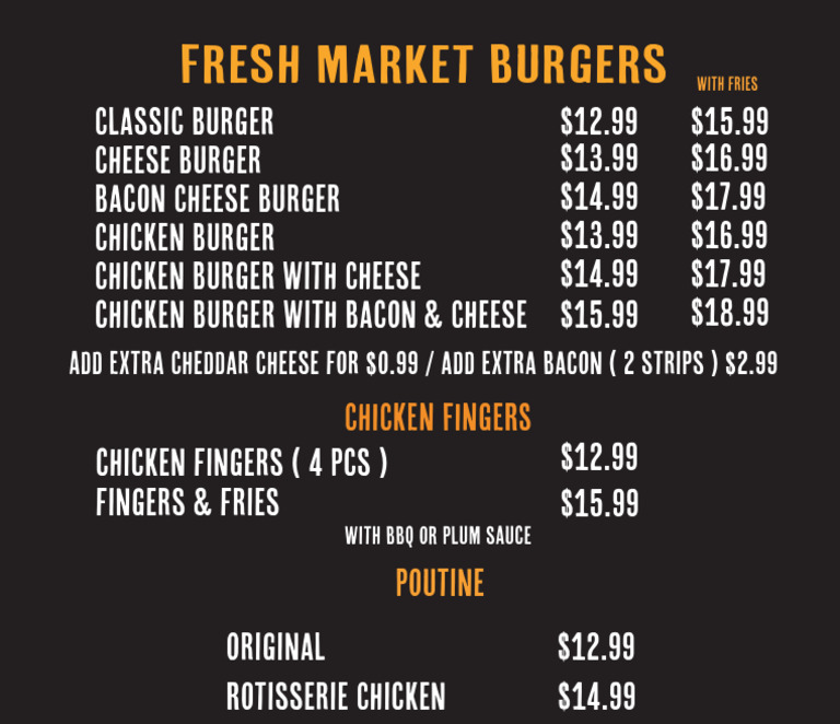 Burger With Fries | PDF