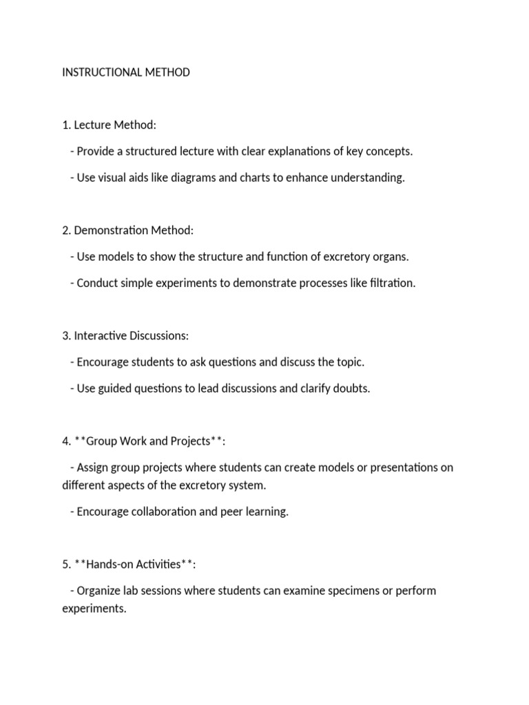 Instructional Method | PDF