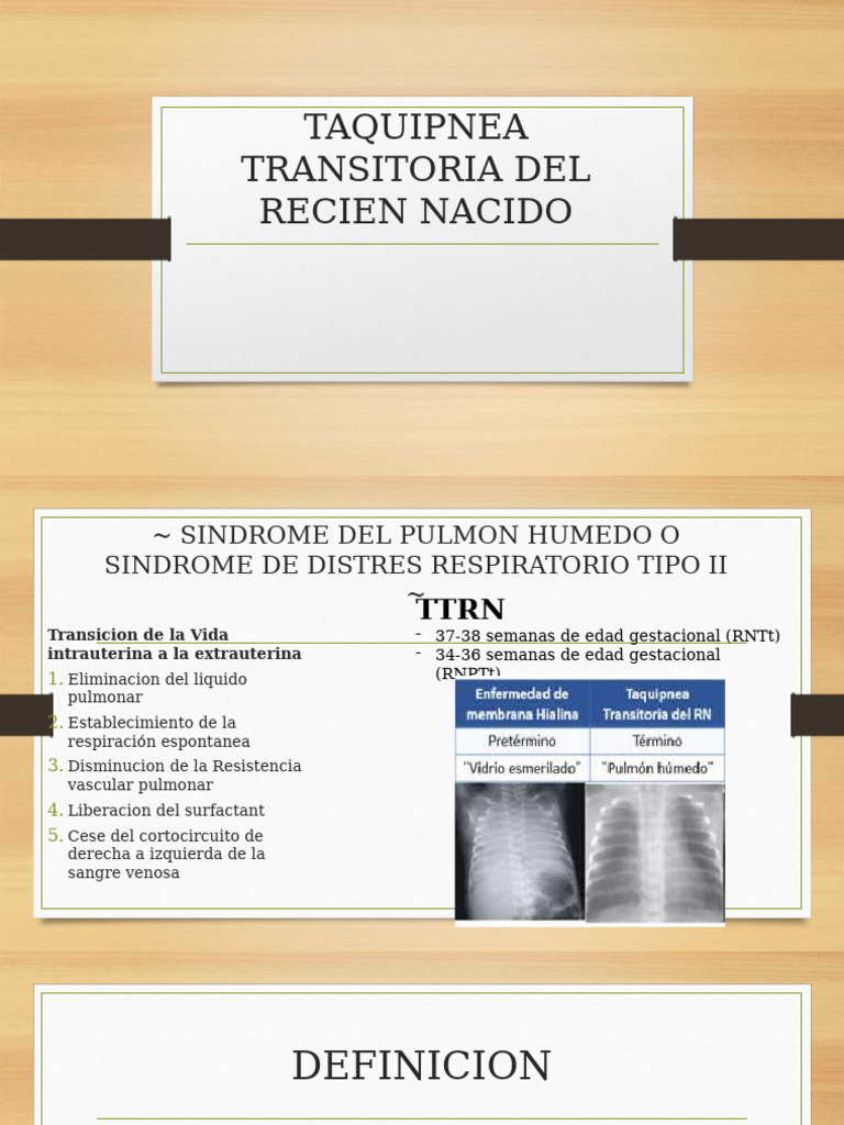 Taquipnea Transitoria Del Recien Nacido | PDF