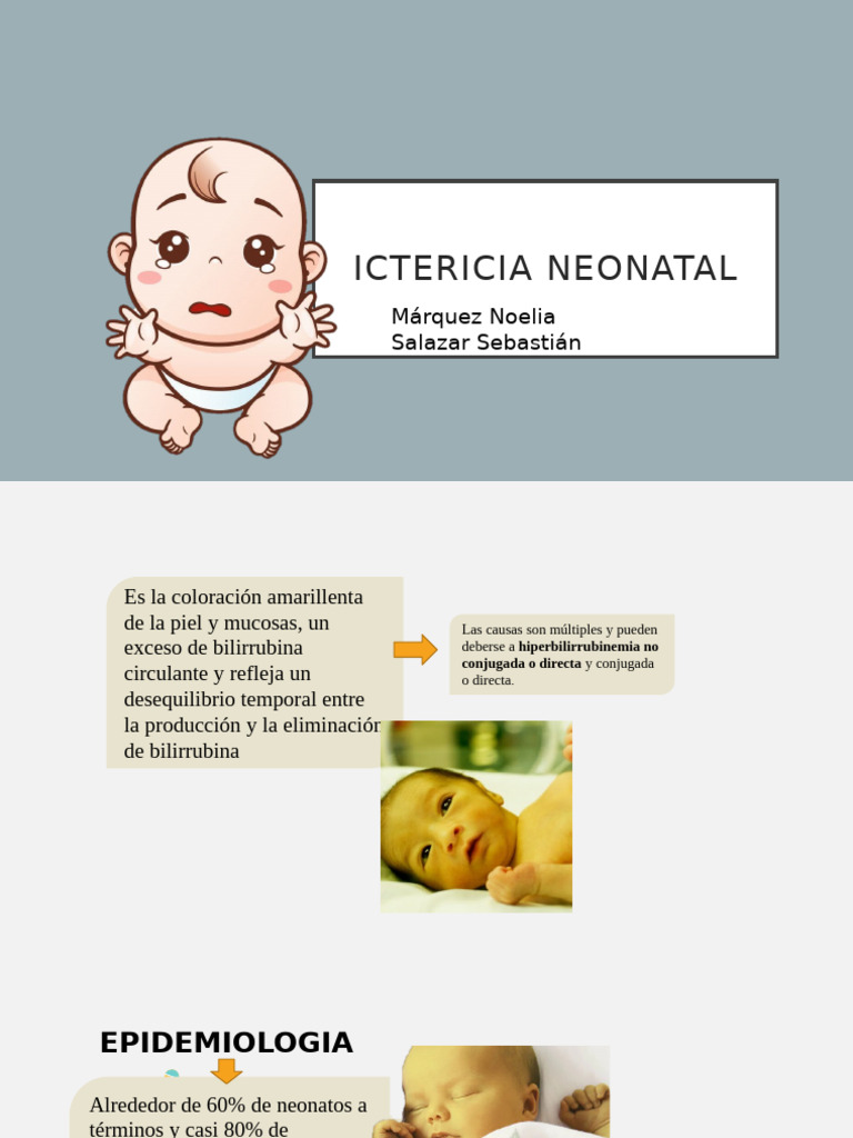 Ictericia Neonatal | PDF | Enfermedades y trastornos | Medicina CLINICA