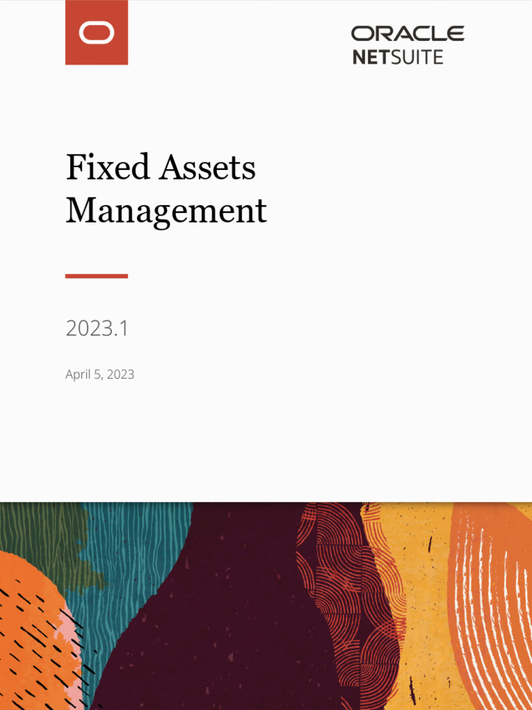 Netsuite FixedAssetsManagement | PDF | Depreciation | Oracle Corporation