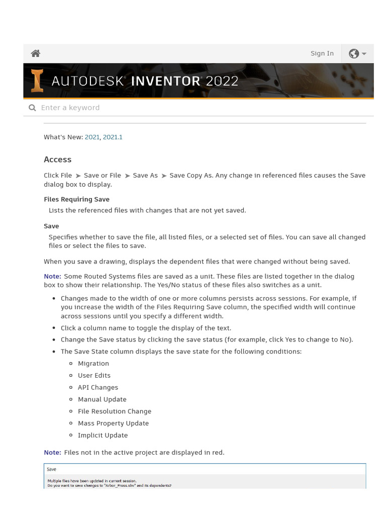 INVENTOR 2022 ENU - Guid GUID 913785BB 4EC4 4595 8A90 0C610 | PDF