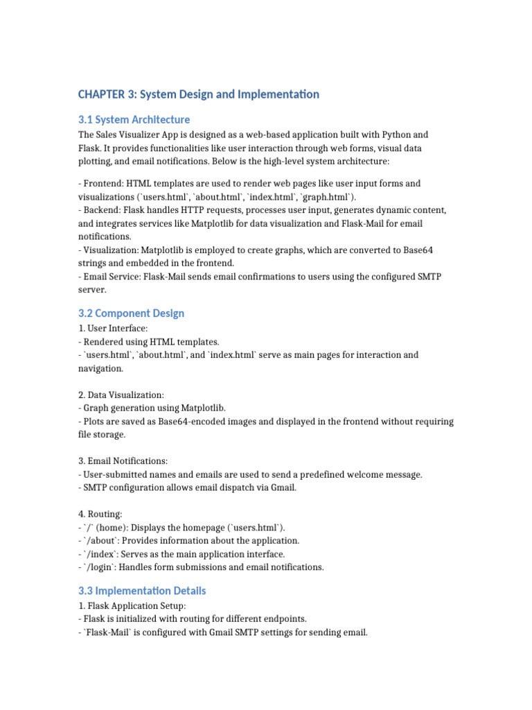 CHAPTER_3_System_Design_and_Implementation | PDF